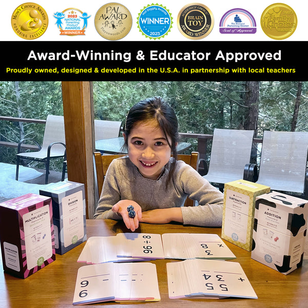 681 Math Flash Cards with Two (2) 12-Sided Dice: Addition, Subtraction ...