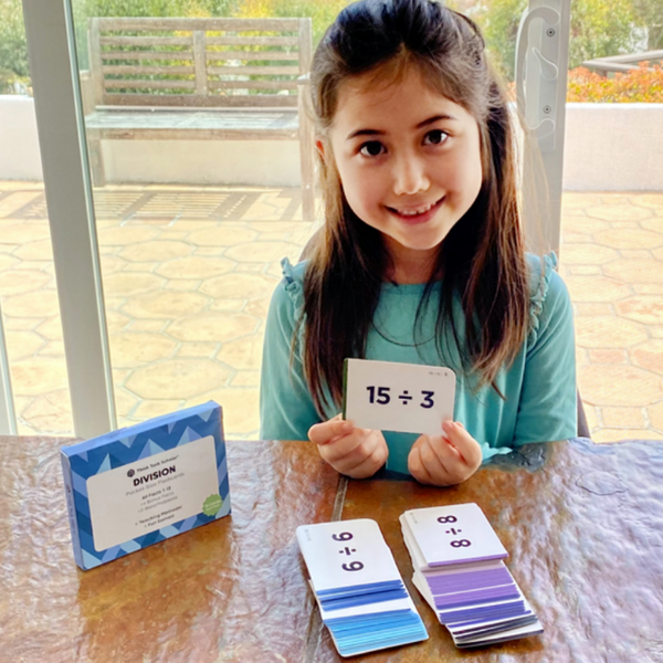 Pocket-Size Division Flashcards | Full Set (All Facts 1-12) | Color Co ...