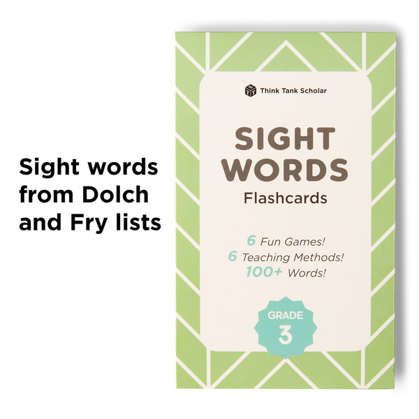 Third Grade Dolch & Fry Sight Words Flash Cards (3rd Grade) | Think ...