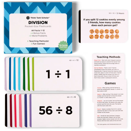 Think Tank Scholar Sight Words & Math Flash Cards