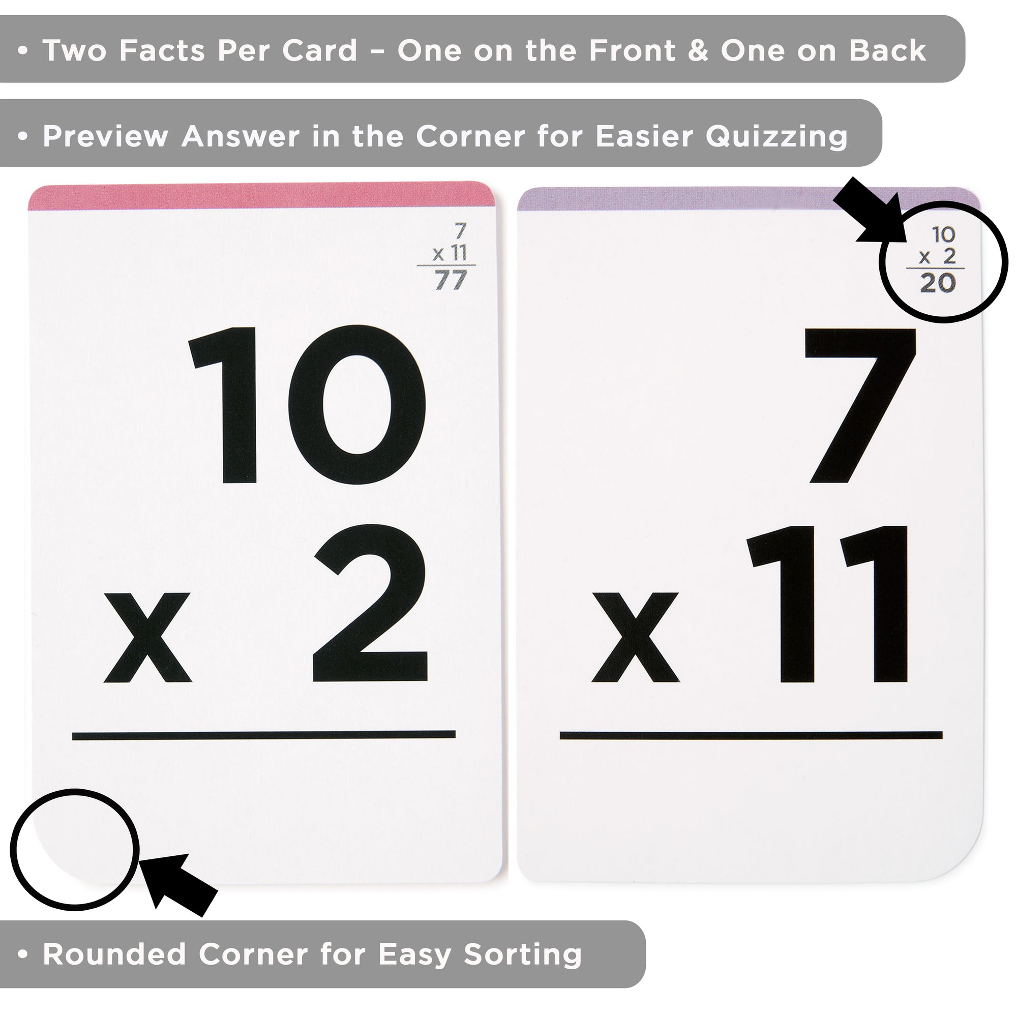 2-Pack - Multiplication Chart & Division Chart