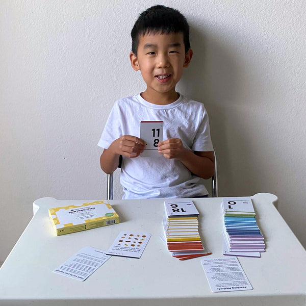 Pocket-Size Math Subtraction Flashcards | Full Set (All Facts 1-15 ...