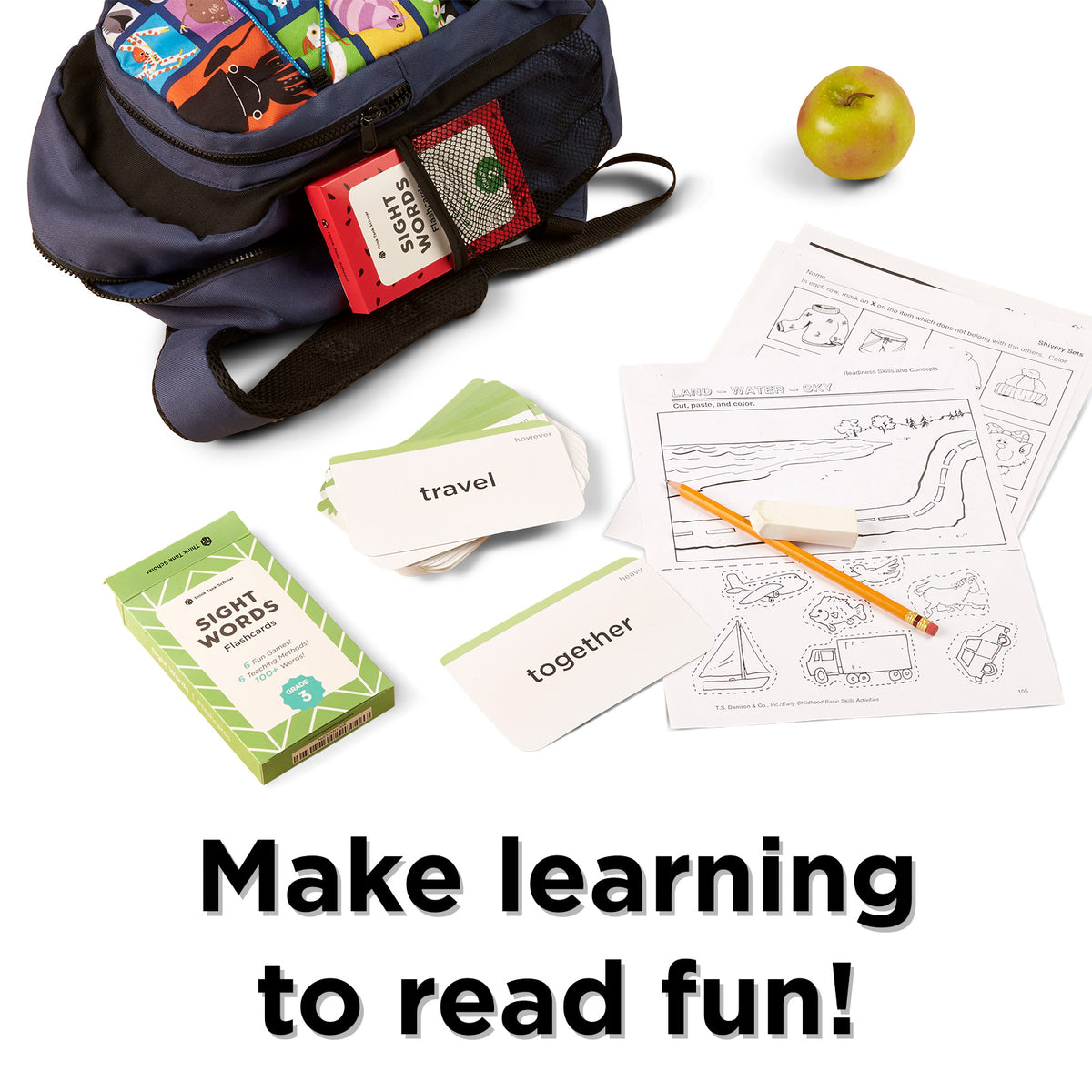 Third Grade Dolch & Fry Sight Words Flash Cards (3rd Grade) | Think ...