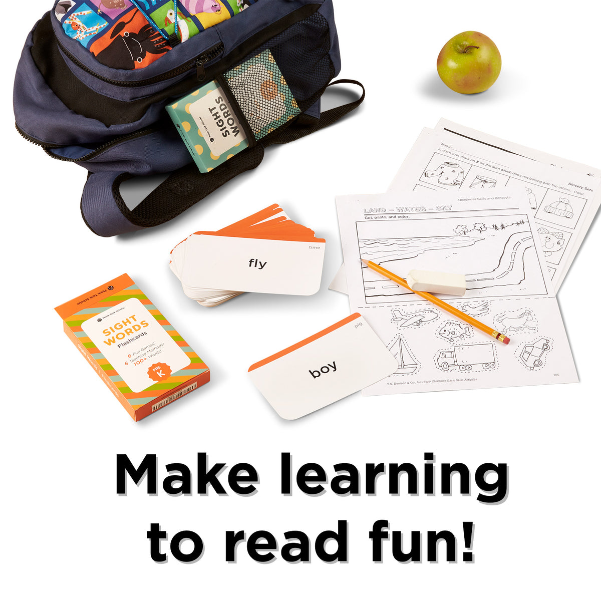100+ Preschool Sight Words Flash Cards (Pre-K) | Think Tank Scholar